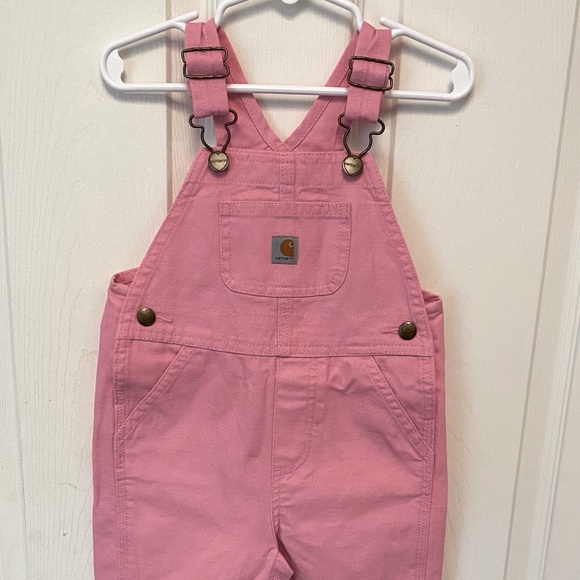 Carhartt | Bottoms | Girls Pink Carhartt Overalls | Poshmark